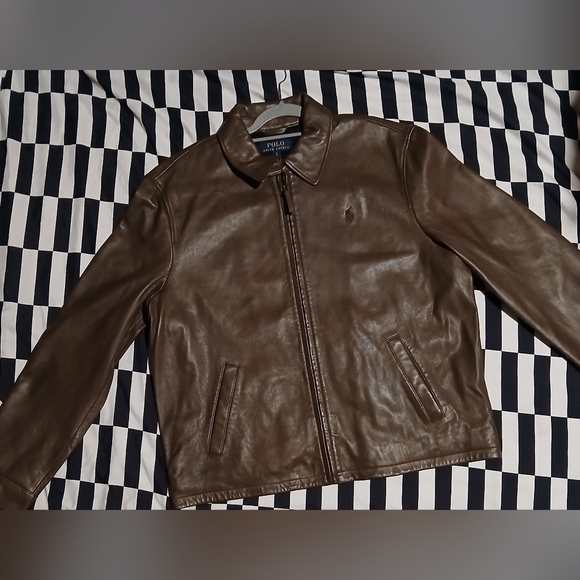 Polo Ralph Lauren | Jackets & Coats | Polo Ralph Lauren Leather Jacket ...